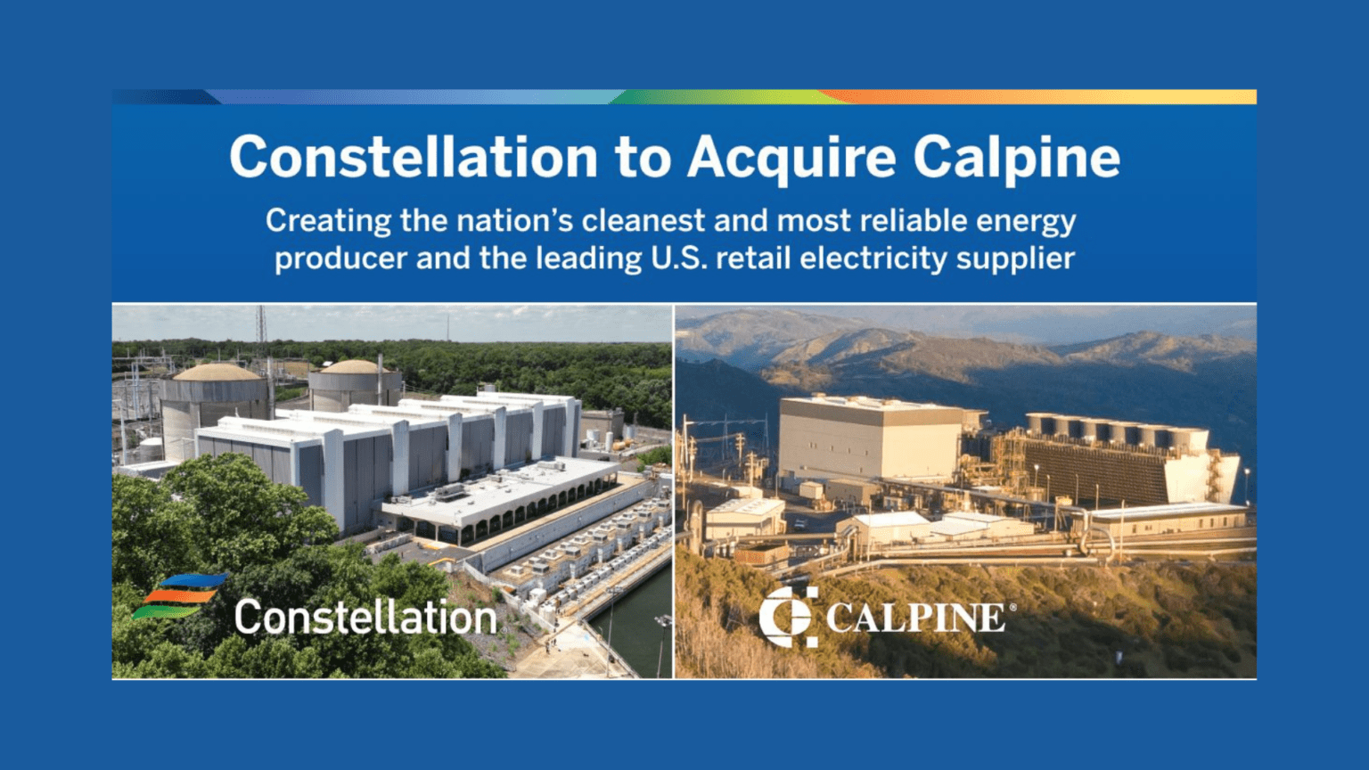 Constellation to Acquire Calpine;